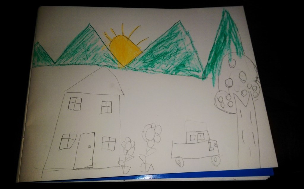 Using basic shapes and draw a landscape – CREATIVE ARTS