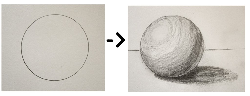 Shading and reflections to create depth: Lesson 6 in Space Element of ...