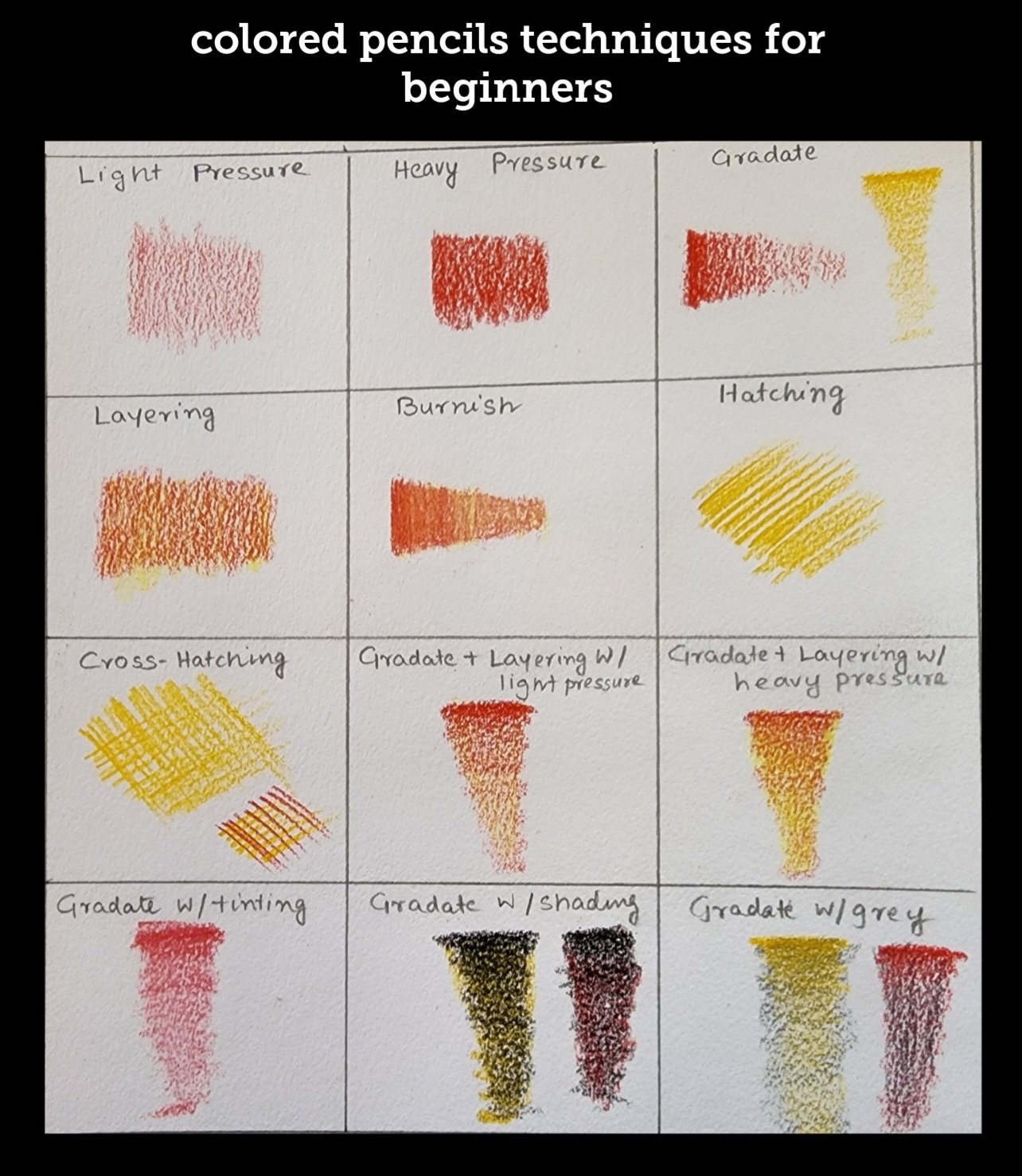 Colored Pencils techniques for beginners: Lesson 1 – CREATIVE ARTS